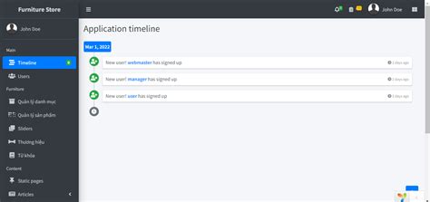Github Buithikieuanh18yii2 Starter Kit1 Demo Website Quản Trị Và Bán Hàng Nội Thất