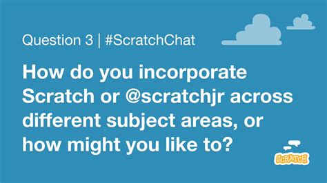 Scratch Team On Twitter Q3 How Do You Incorporate Scratch Or Scratchjr Across Different