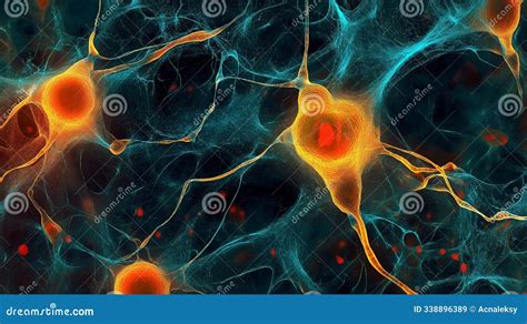 Healthy Brain Tissue Showcasing The Complex Network Stock Image Image Of Skin Biology 338896389