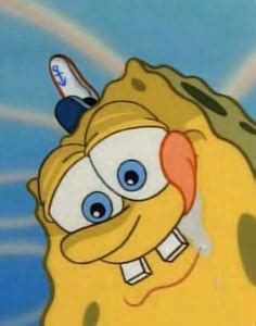 Spongebob Biting Lip Meme Spongebob Lip Biting Cute Memes