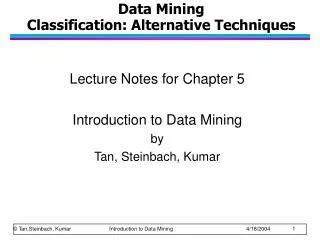 PPT Data Mining Classification PowerPoint Presentation Free