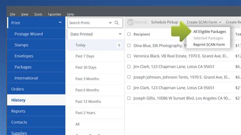 Create A USPS SCAN Form Stamps