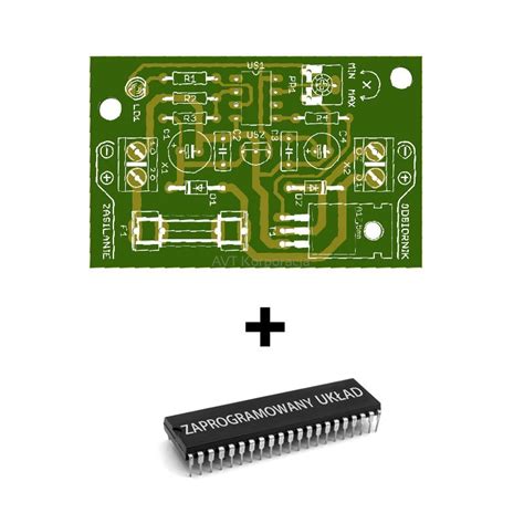 Avt3165 A Microprocessor Mole Repellent Pcb With Programmed Layout