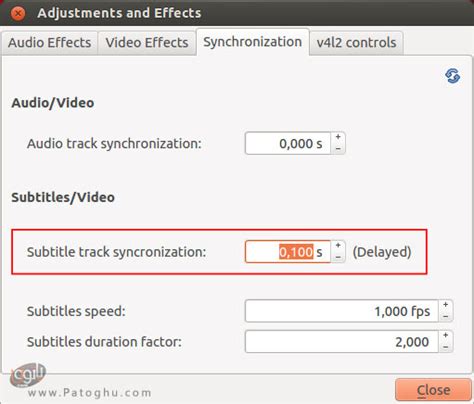 آموزش هماهنگ کردن زیرنویس با فیلم در Vlc