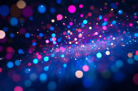 Dynamic And Realistic Illustration Of Colorful Data Points Stock Illustration Illustration Of