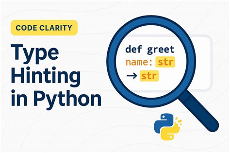 a cheat sheet for type hinting in python