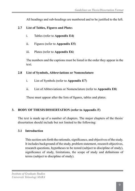 Uitm Thesis Guidelines Of Graduate Students Pdf