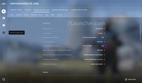 Configurações de crosshair no CS GO