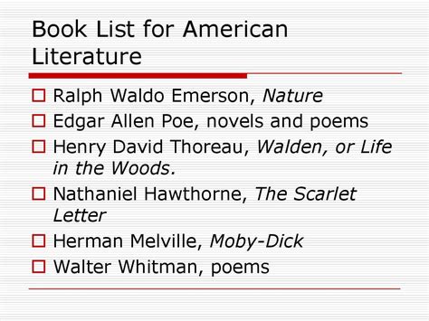 Book List For American Literature Word文档在线阅读与下载 无忧文档
