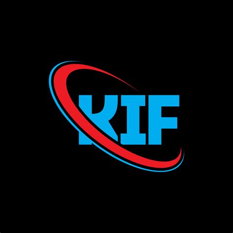 Kif Logo Kif Letter Kif Letter Logo Design Initials Kif Logo Linked With Circle And Uppercase