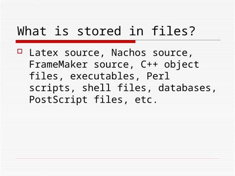 Ppt Operating Systems Lecture 12 Introduction To File Systems Adapted