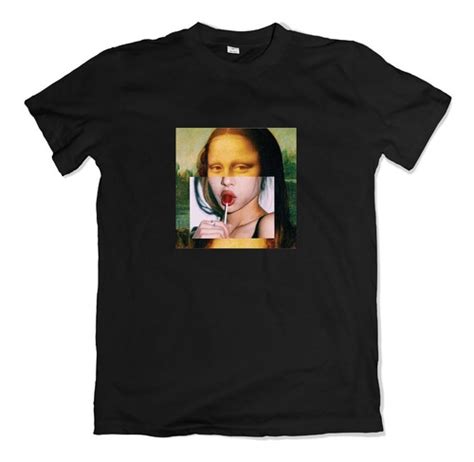 Camiseta Chupando Pirulito Mona Lisa Parcelamento Sem Juros