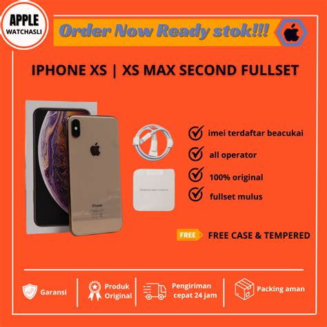 Jual Iphone Xs Xs Max Gb Gb Gb Bekas Fullset Second Original Like New Seken Ori