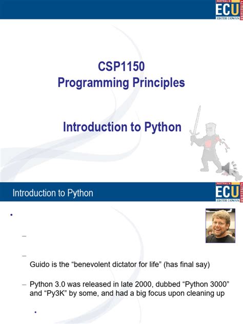 Csp1150 Lecture 1 Introduction To Programming Part B Pdf Variable Computer