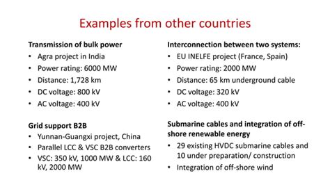 Hvdc Interconnections Scaling Up Electricity Trade Ppt