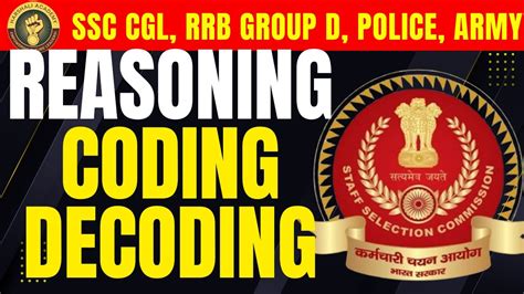 Ssc Cgl Reasoning Coding Decoding Pyqs 10 Questions With Tricks And Solutions Harshali