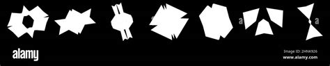 simple abstract geometric form s shape s random angular vetor