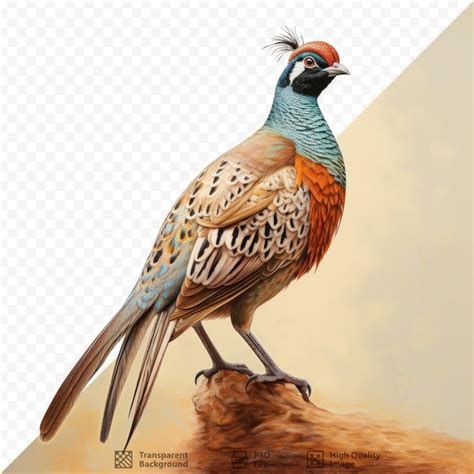 Pheasant Bird Species Premium Ai Generated Psd