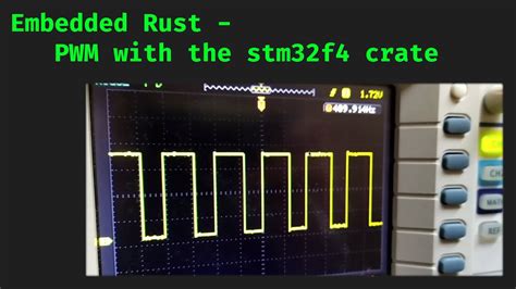 Embedded Rust Pwm With The Stm32f4 Crate Youtube