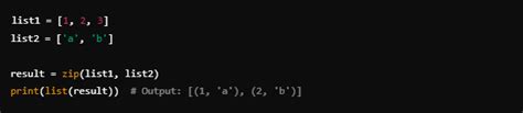 Python Zip Two Lists Simplify Pairing Data With Ease