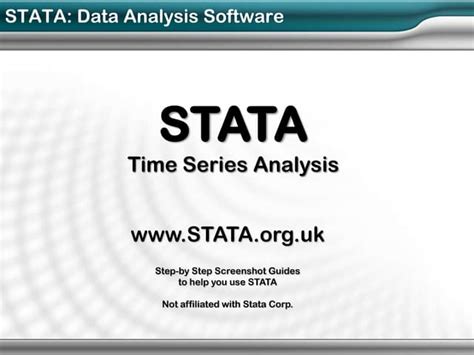 Stata Time Series Analysis Pptx