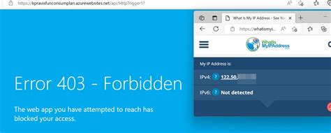 configuring networking for azure function app stack overflow
