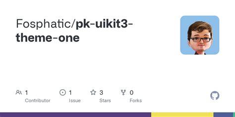 Github Fosphaticpk Uikit3 Theme One