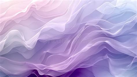 Soft Flowing Waves Of Pastel Colors Create A Dreamy Texture In A Tranquil Setting Stock