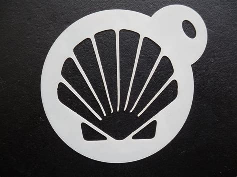 60mm Shell Image Stencil