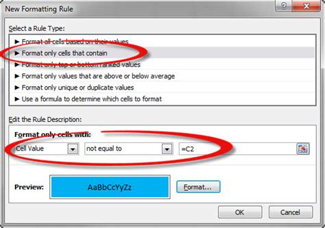 Excel Change Format When Updated A4 Accounting