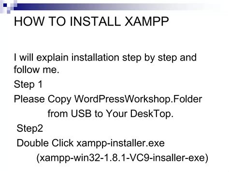 Xampp Installation Pdf