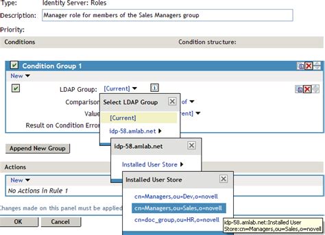 Novell Doc Novell Access Manager 31 Sp2 Policy Guide Creating Access Manager Roles In An