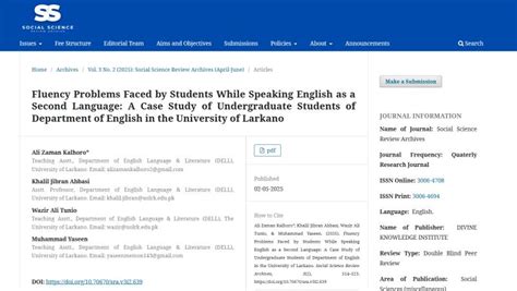Research Englishfluency Highereducation Linguistics Universityoflarkano Academicpublishing