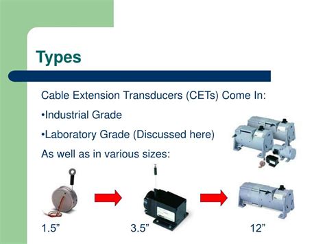 PPT Cable Extension Transducers PowerPoint Presentation Free Download ID