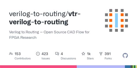 GitHub Verilog To Routing Vtr Verilog To Routing Verilog To Routing