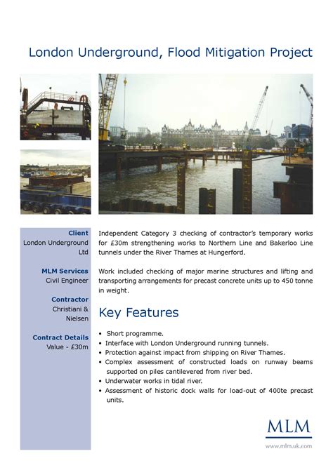 London Underground Flood Mitigation Project