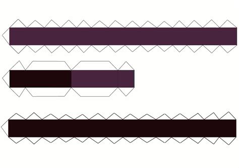 Netherite Sword Life Size 3d Pixel Papercraft