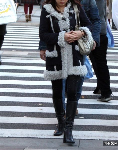 한국인이 본 일본 무스탕패션 왠지 촌스럽다