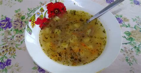 Суп из говяжьих рёбрышек из новогодней крупы😉🎄 рецепт с фото пошаговый от Наталья Пушкарева 📷📸