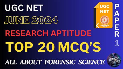 Research Aptitude Paper 1 Ugc Net Mcqs Tanvi Youtube