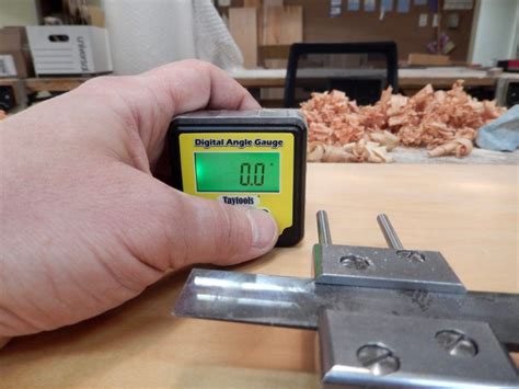 Make A Honing Guide Angle Setting Jig Popular Woodworking