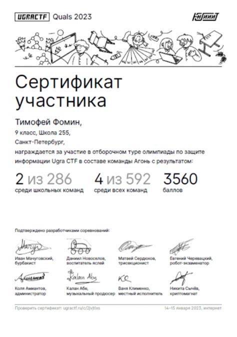 Всероссийские соревнования по информационной безопасности Ugra Ctf ГБОУ Школа 255