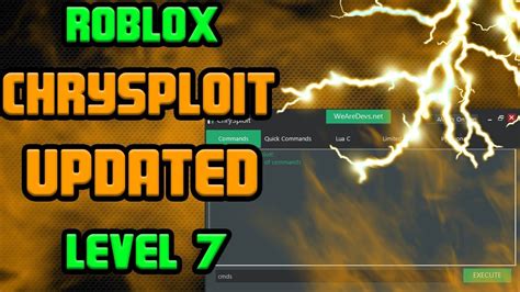 New Roblox Exploit Chrysploit│working│ Level 7 Lua C Executor
