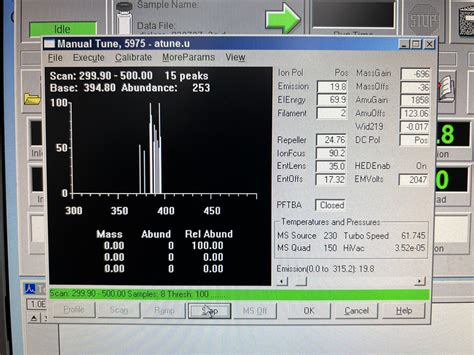 Problems Of Tuning Action Stopped Gc Ms Is Just Noise Forum Gc Ms Agilent Community