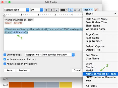 Tableau 10 5 How To Change The Filter In The Viz In Tooltip