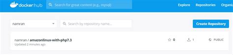 Running Amazonlinux Image In Docker And Install Php73 Into Its Image