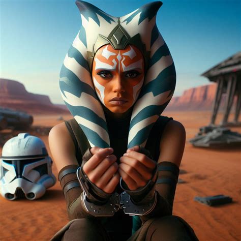 Ahsoka Handcuffed On The Battlefield By Darkfoxai On Deviantart