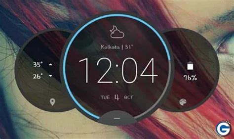 Enable Moto Z Circle Clock Widget On Your Android Without Root