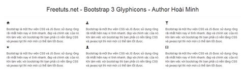 Glyphicons Trong Bootstrap 3 Freetuts