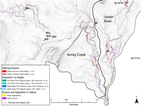 Locations Of Ground‐based Lidar Survey From Neitzel 2014 Geomorphic Download Scientific
